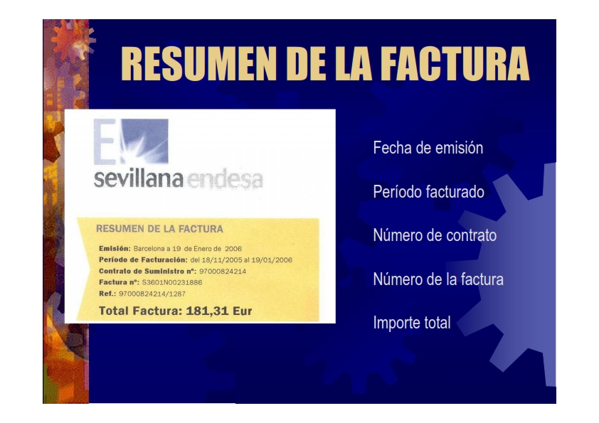 Análisis de una factura eléctrica | Instalaciones en viviendas